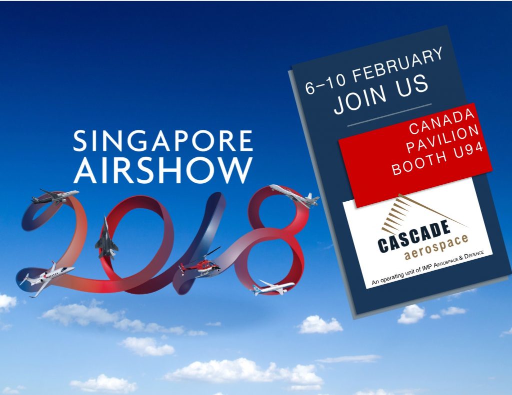 Join us for the Singapore Air Show 2018 | Cascade Aerospace